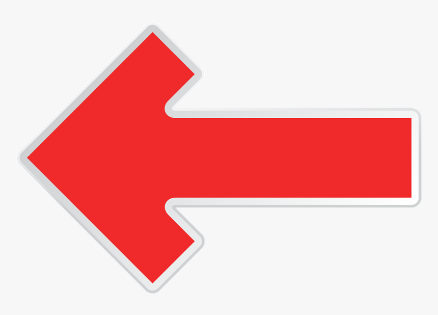 Left Arrow Red Png, Transparent Png , Transparent Png Image - PNGitem