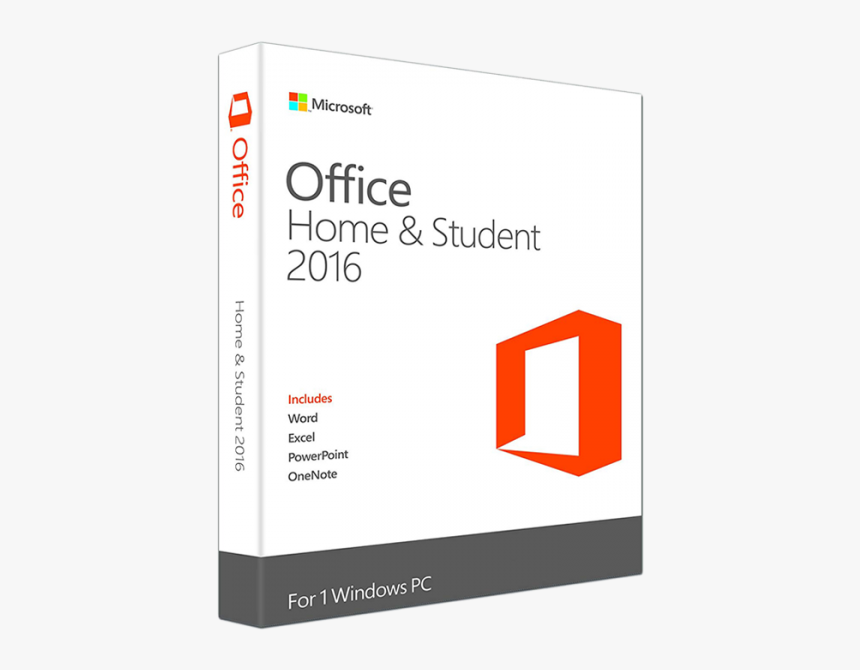 Microsoft Office Home & Student 2016 For Windows 1 - Graphic Design, HD ...