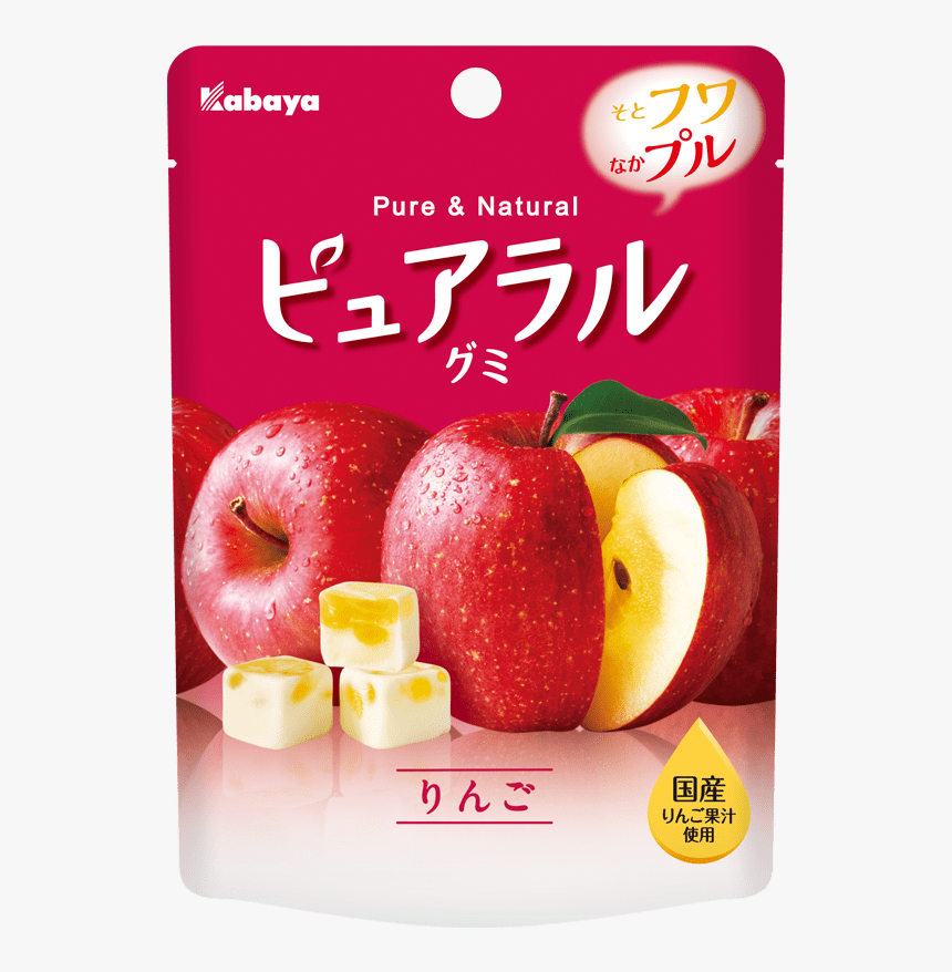 Pureral Gummy Apple - Kabaya Pure And Natural, HD Png Download , Transparent Png Image - PNGitem