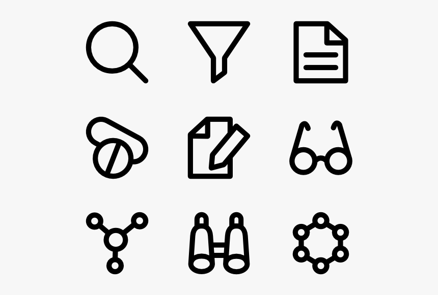 Essential Set - Science Icon Vector Transparent, HD Png Download ...