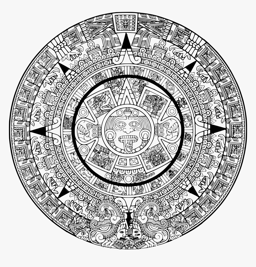 Science Symbol - Aztec Calendar, HD Png Download , Transparent Png ...