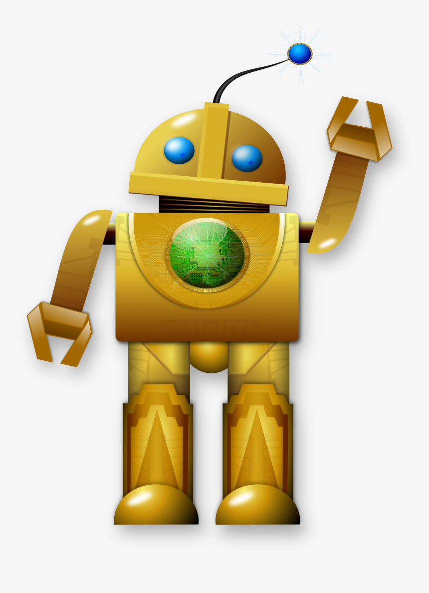 Clipart Science Robot - Friendly Robot Cc0, HD Png Download ...