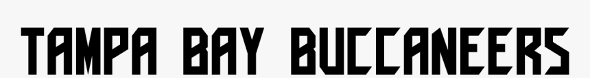 Tampa Bay Buccaneers - Buccaneer Font, HD Png Download , Transparent ...
