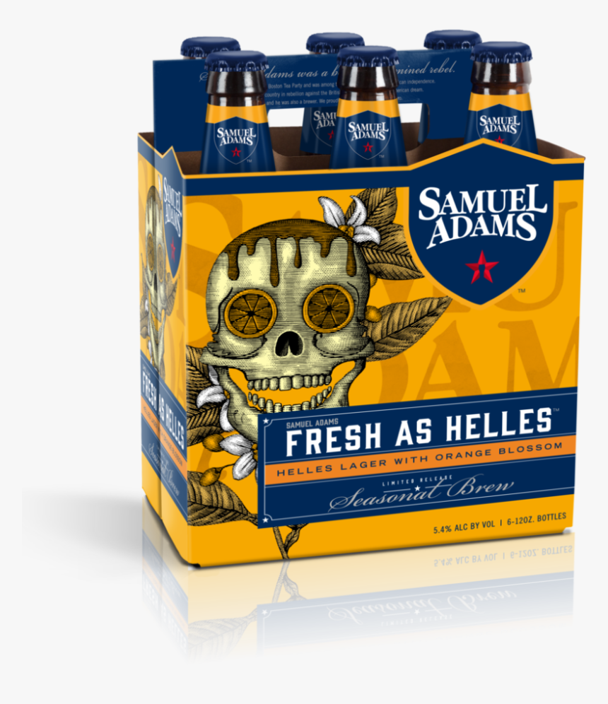 Sam Adams Spring Beer - Sam Adams Fresh As Helles, HD Png Download ...