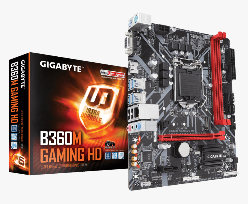 Gigabyte B360m H 1151, HD Png Download , Transparent Png Image - PNGitem