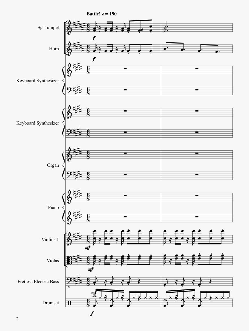 That's The Way It Is Rdr2 Sheet Music, HD Png Download , Transparent ...