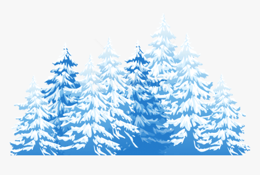 Winter Trees Png - Trees In Blue Png, Transparent Png , Transparent Png ...