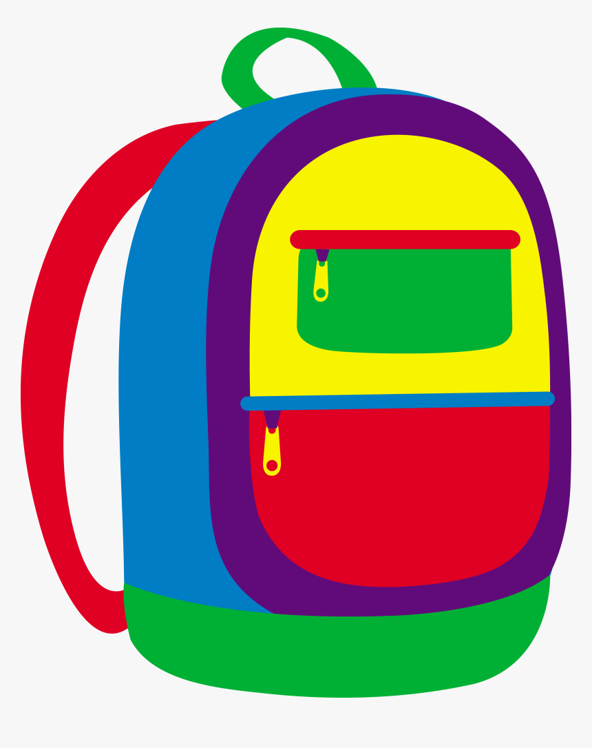 School Cliparts Png Backpack - Backpack Clipart, Transparent Png ...