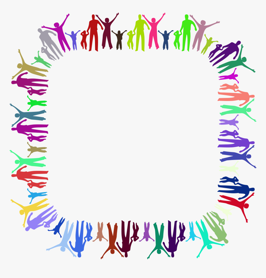 Happy Family Square Small Prismatic Clip Arts - Happy Family Family ...