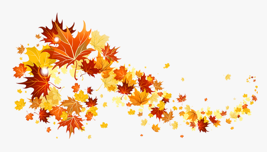 Small Fall Leaves - Fall Leaves Transparent Background, HD Png Download ...