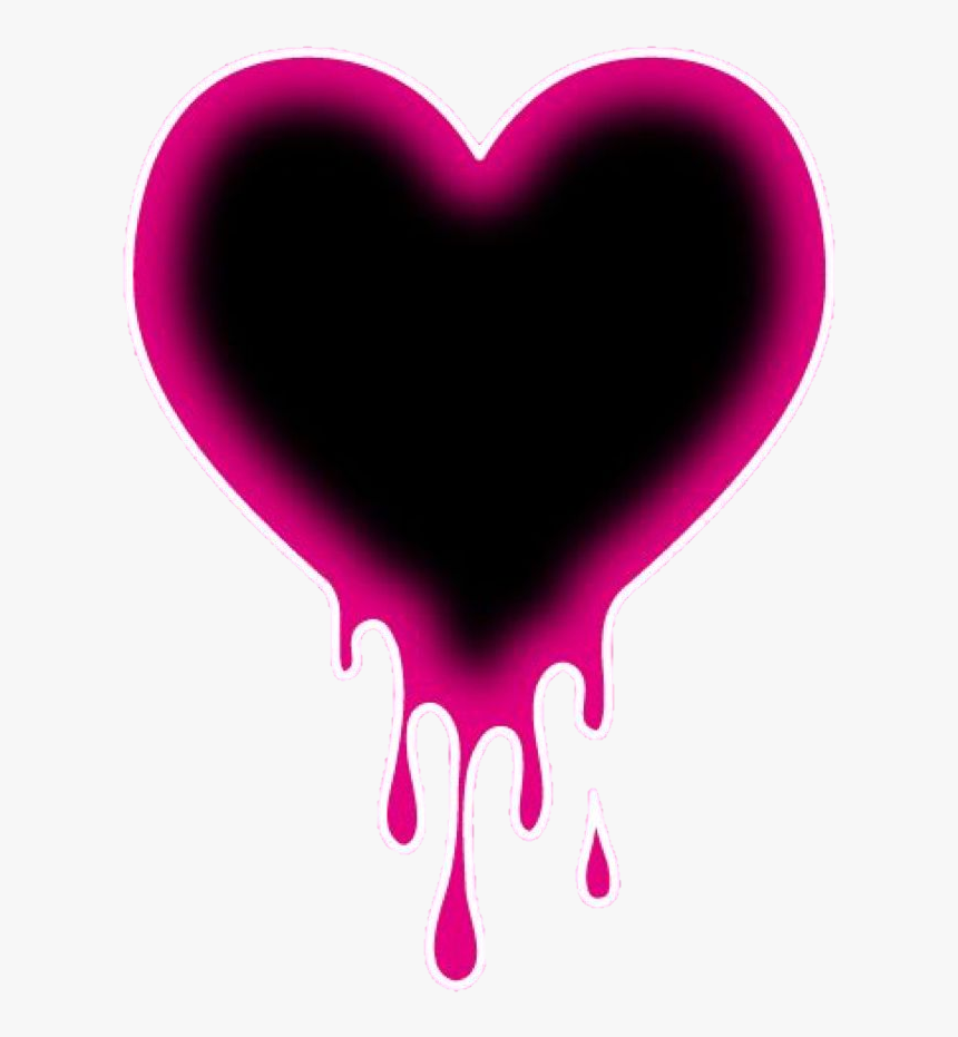 #pinklove #pinkheart #heart #pink #slime #slimeheart - Heart, HD Png ...