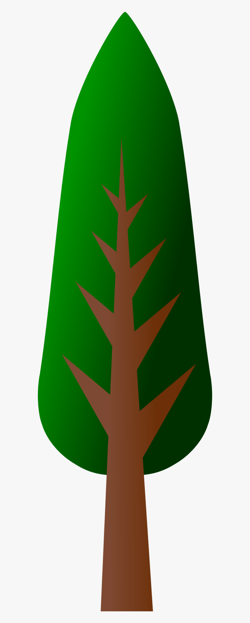 Pine Tree Clipart Long Tree - Vector Pine Trees Png, Transparent Png ...