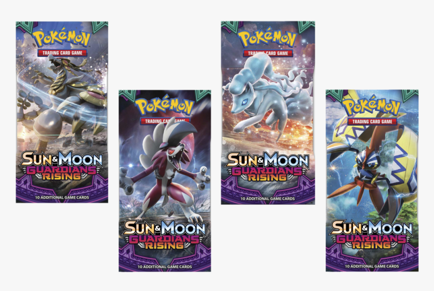 Pokemon Guardians Rising Booster Pack, HD Png Download , Transparent ...