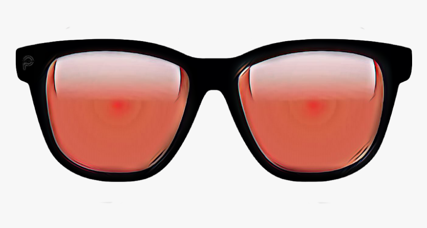 Sunglasses Glasses Red Black Picsartpassion De - Plastic, HD Png ...