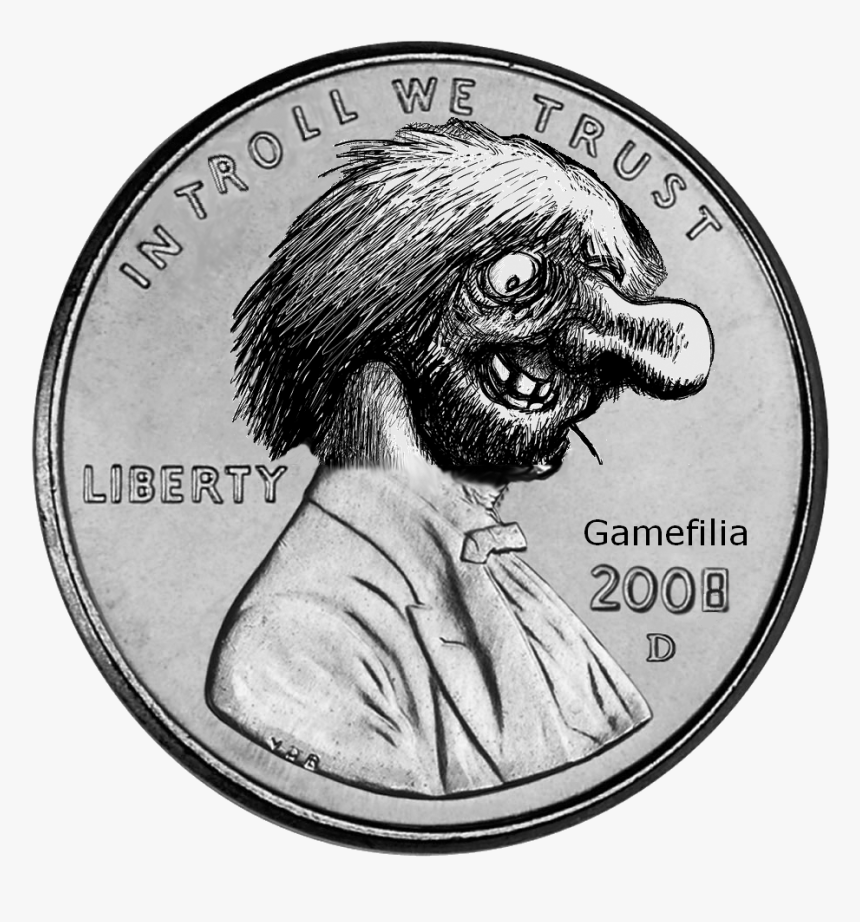 Transparent Trolls Personajes Png - God We Trust Coin, Png Download ...