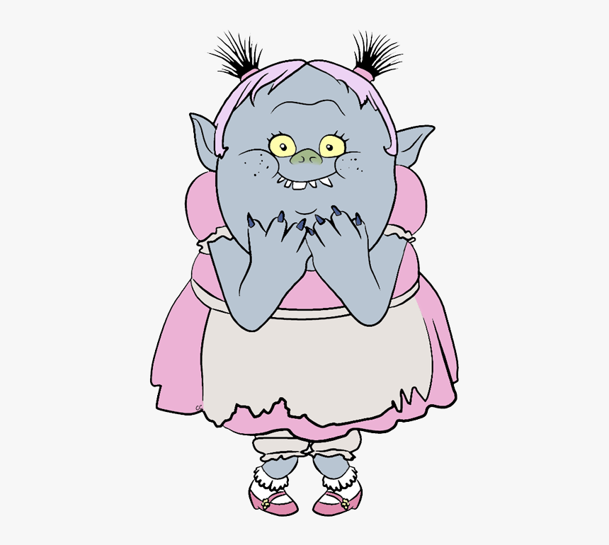 Trolls Bridget Coloring Pages, HD Png Download , Transparent Png Image ...