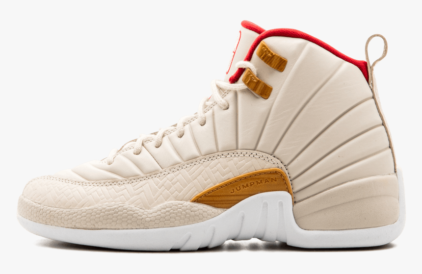 Jordan 12 Png Picture Library - Jordan 12 Red And Tan, Transparent Png ...