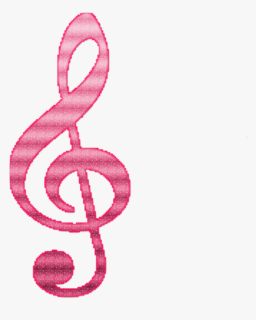 Recursos Para Photoscape - Clipart Pink Treble Clef, HD Png Download ...