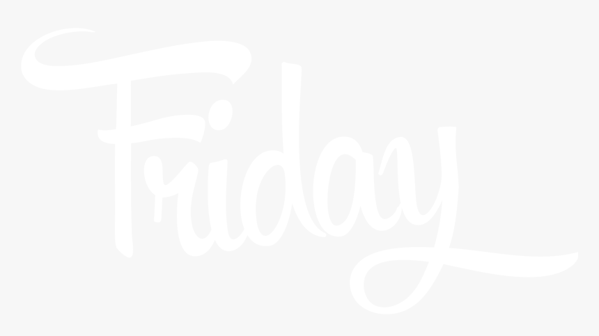 Friday - Calligraphy, HD Png Download , Transparent Png Image - PNGitem