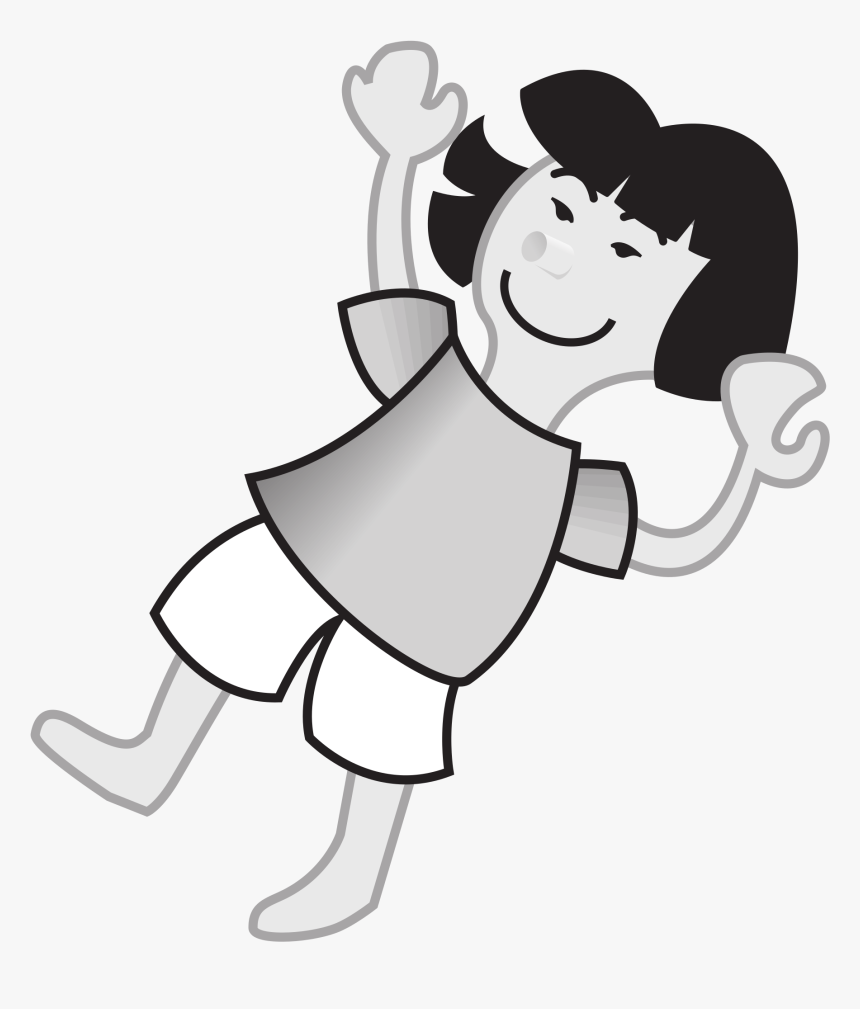Asian Girl Falling Clip Arts - Woman Girl Falling Cartoon, HD Png ...