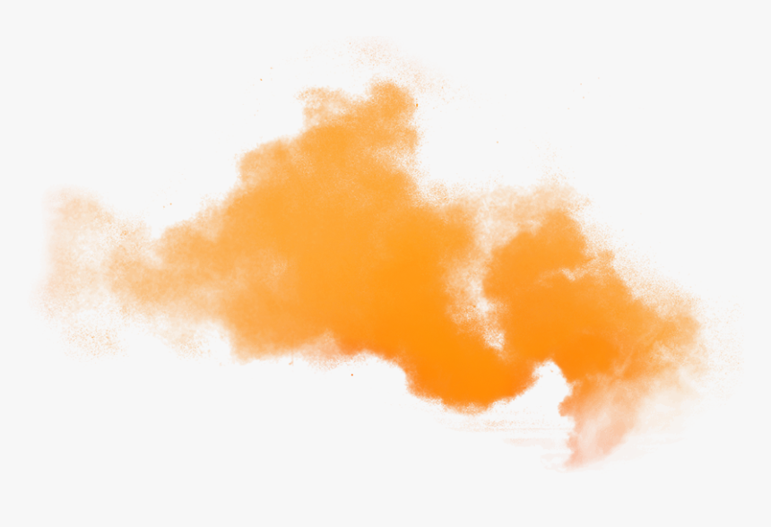 #cloud #orange #fog #spray #spraypaint #orangeclouds - Transparent ...