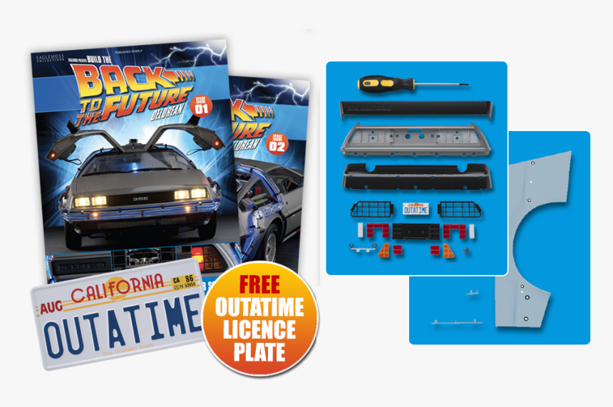Delorean Time Machine, HD Png Download , Transparent Png Image - PNGitem