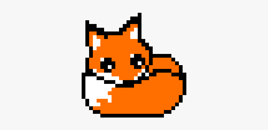 Cute Pixel Art Fox, HD Png Download , Transparent Png Image - PNGitem