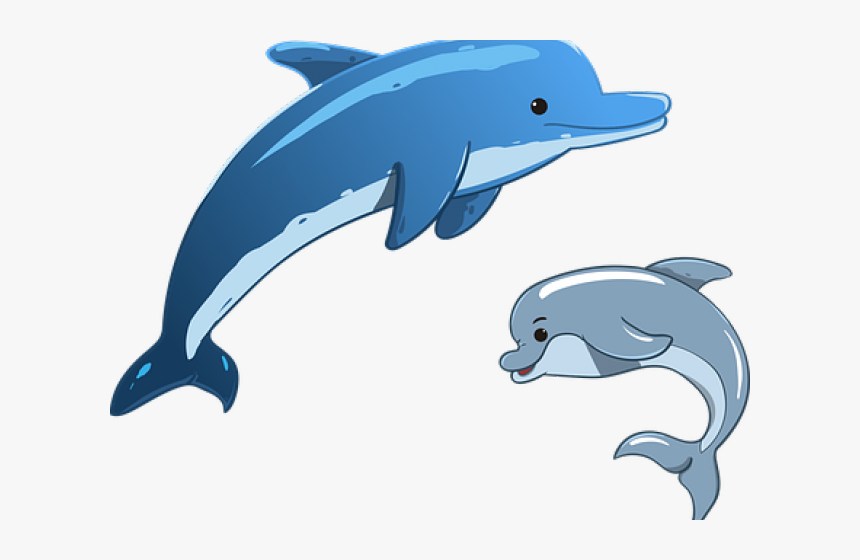 Flippers Clipart Whale Dolphin - Clipart Dolphin And Whale, HD Png ...