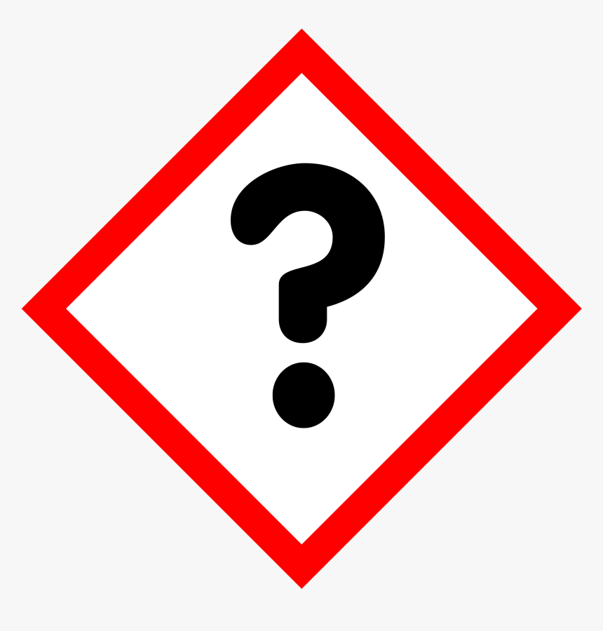File Ghs Pictogram Question Svg Wikimedia Commons - Coshh Oxidising, HD ...