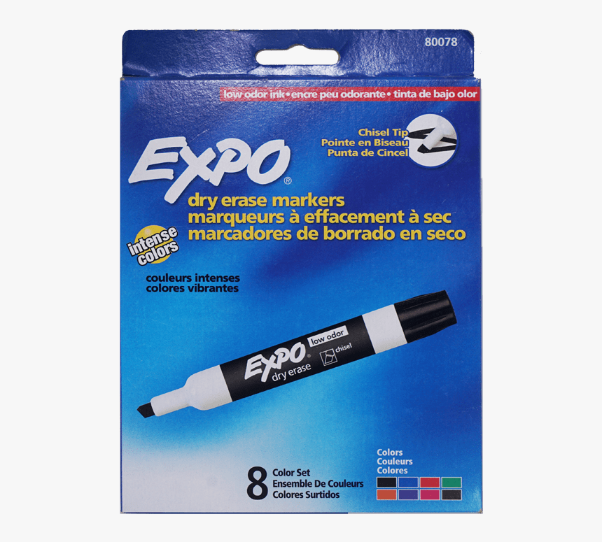 Expo Dry Erase Chisel Tip, HD Png Download , Transparent Png Image ...