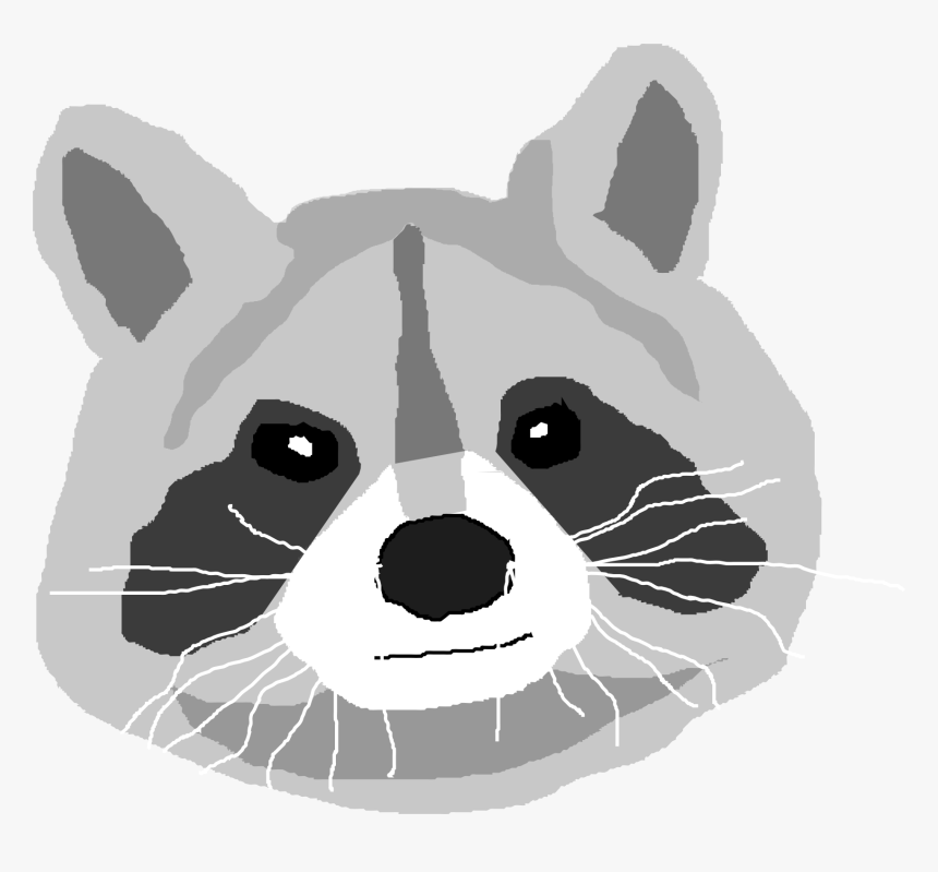Transparent Racoon Clipart - Raccoon Head Png, Png Download ...