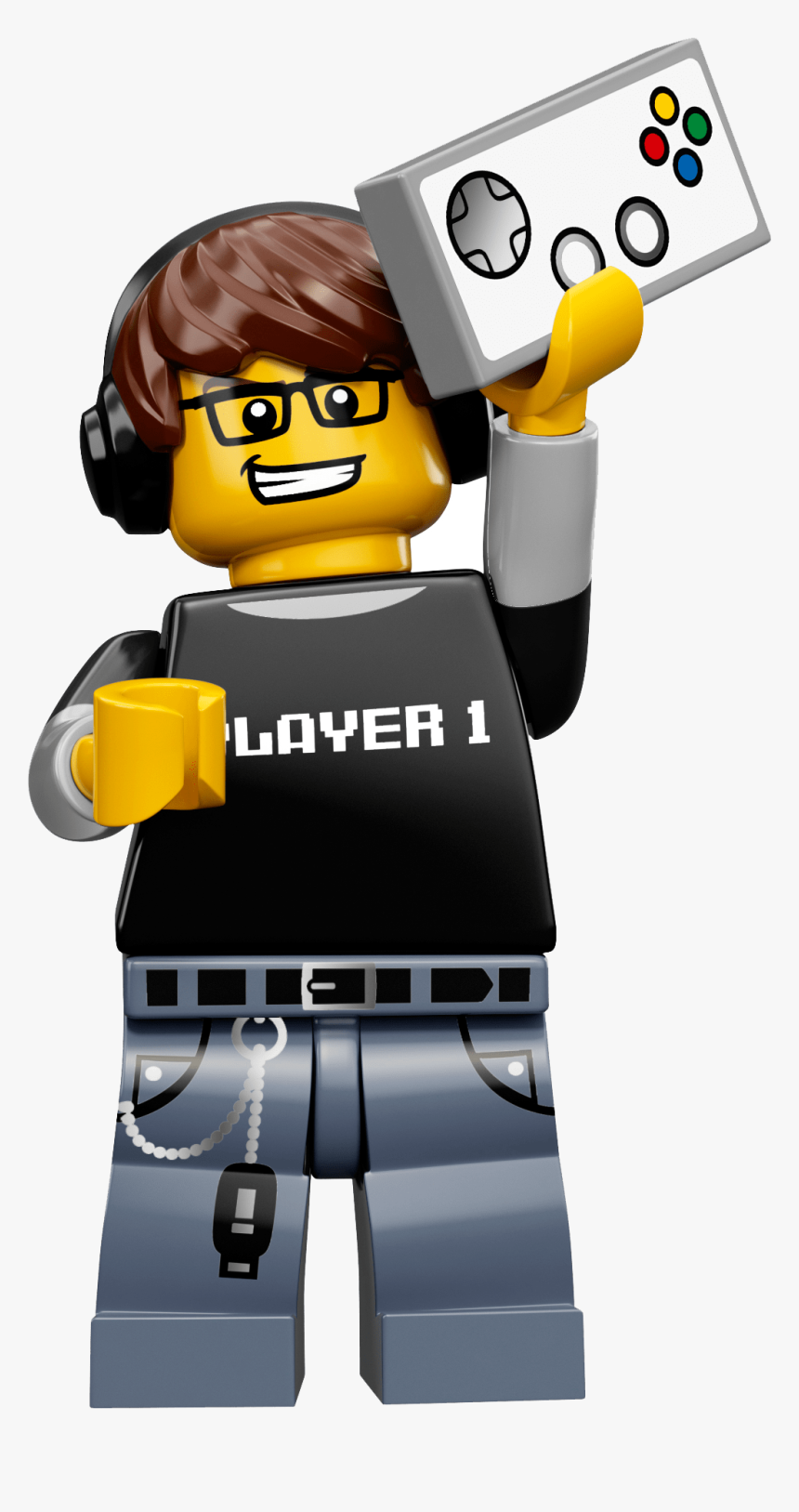 Videogameguy Transparent - Transparent Lego Figure Png, Png Download ...
