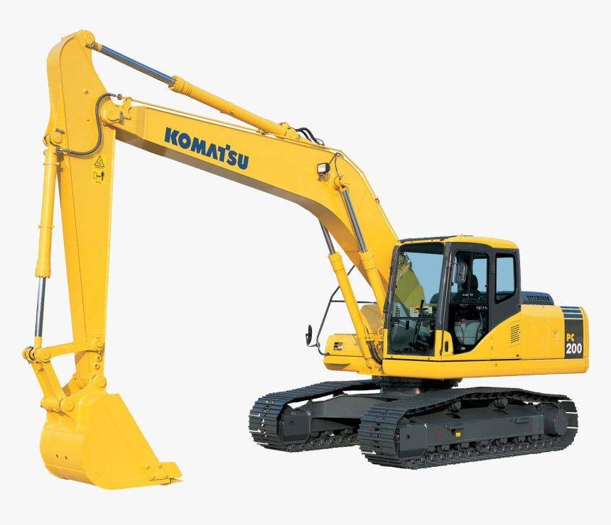 Excavator Png Image - Pc 200 Komatsu Excavator, Transparent Png ...