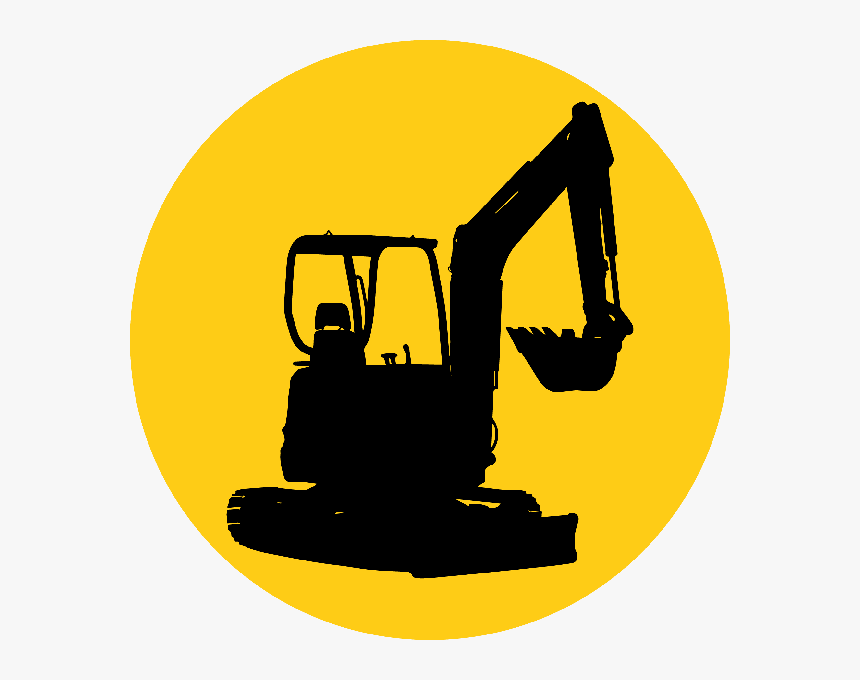Transparent Digger Png - Строительная Техника Силуэт Пнг, Png Download ...