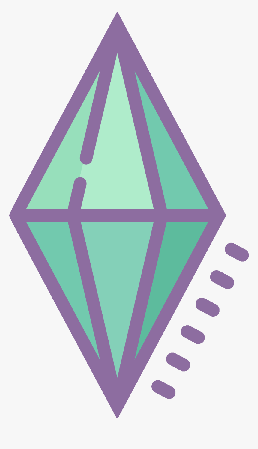The Sims Icon - Triangle, HD Png Download , Transparent Png Image - PNGitem