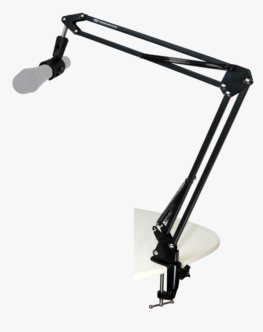 Recording Microphone With Stand Png - Mic Stand Table, Transparent Png ...