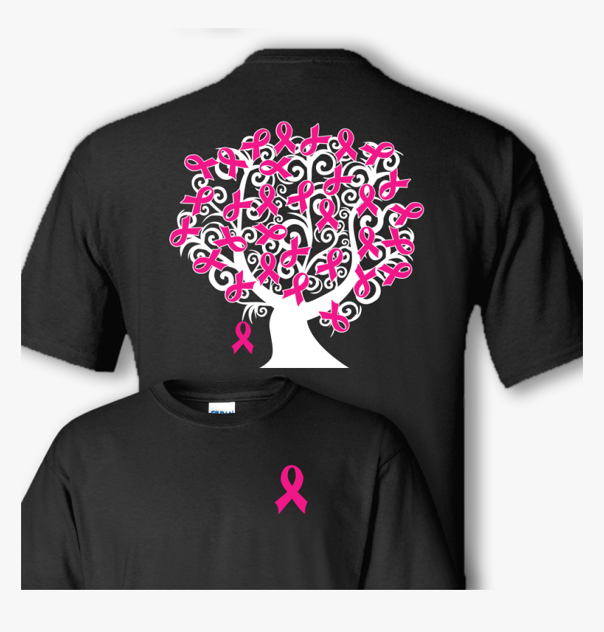 Breast Cancer Tree Shirt, HD Png Download , Transparent Png Image - PNGitem