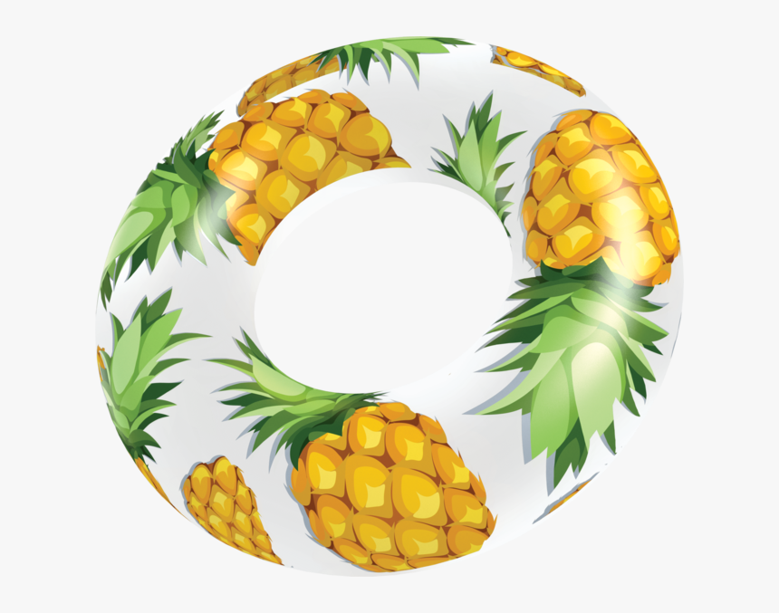 Clear Pineapple Pool Tube - Transparent Background Pool Float Png, Png ...
