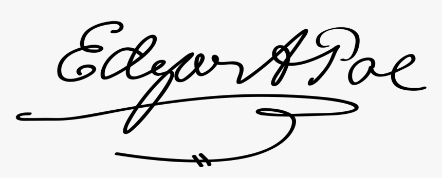Edgar Allan Poe Name, HD Png Download , Transparent Png Image - PNGitem