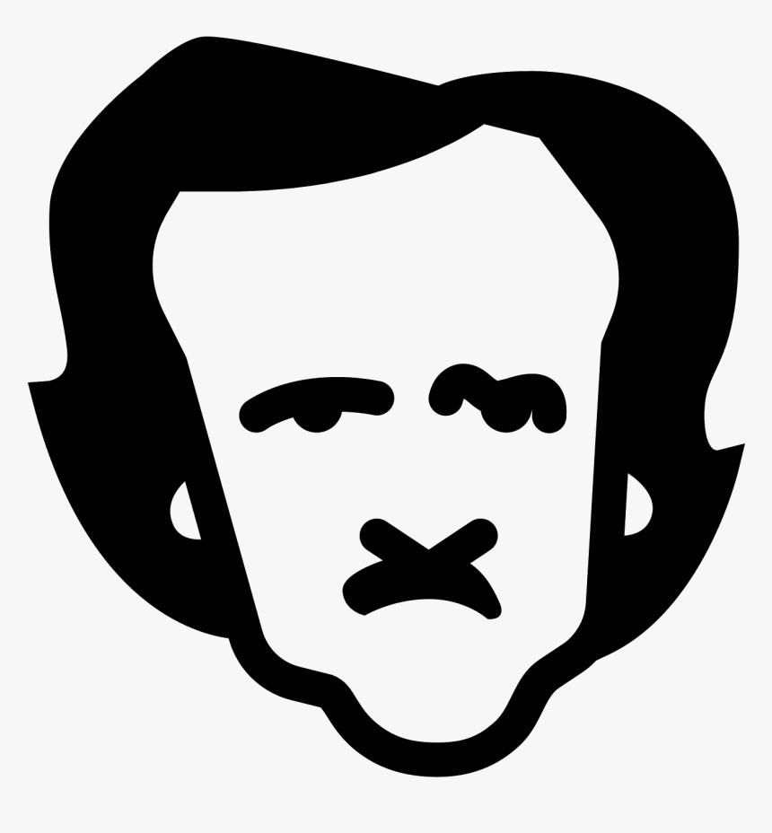 Edgar Allan Poe Icon, HD Png Download , Transparent Png Image - PNGitem