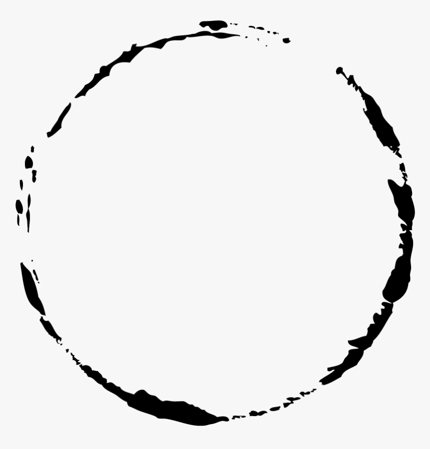 Clip Art Simple Black Transprent Png - Ink Circle Vector, Transparent ...