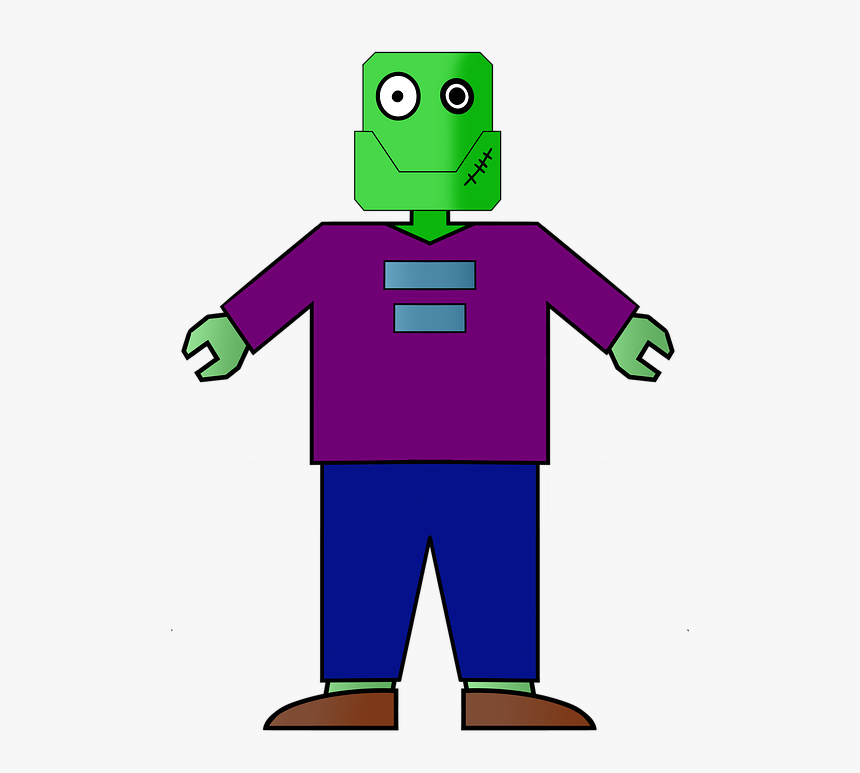 Monster, Drowning, Cartoon, Frankenstein, Smiling - Cartoon, HD Png ...