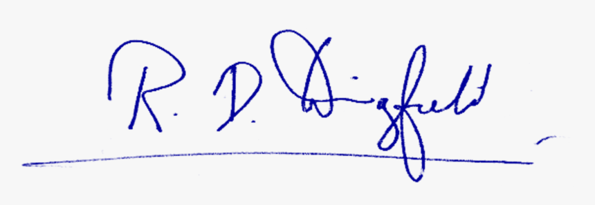 Blue Signature Transparent