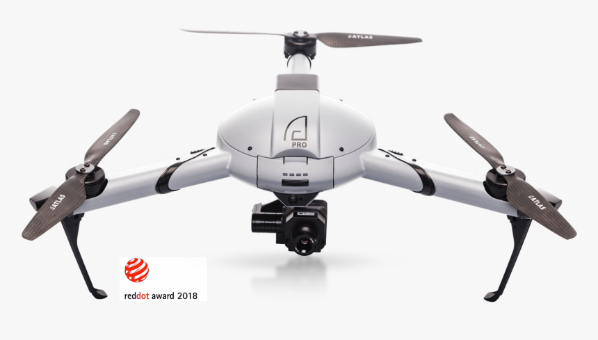 Atlas Dynamics Drone - Helicopter Rotor, HD Png Download , Transparent ...