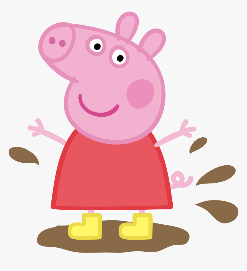 Peppa Pig In Muddy Puddle, HD Png Download , Transparent Png Image ...