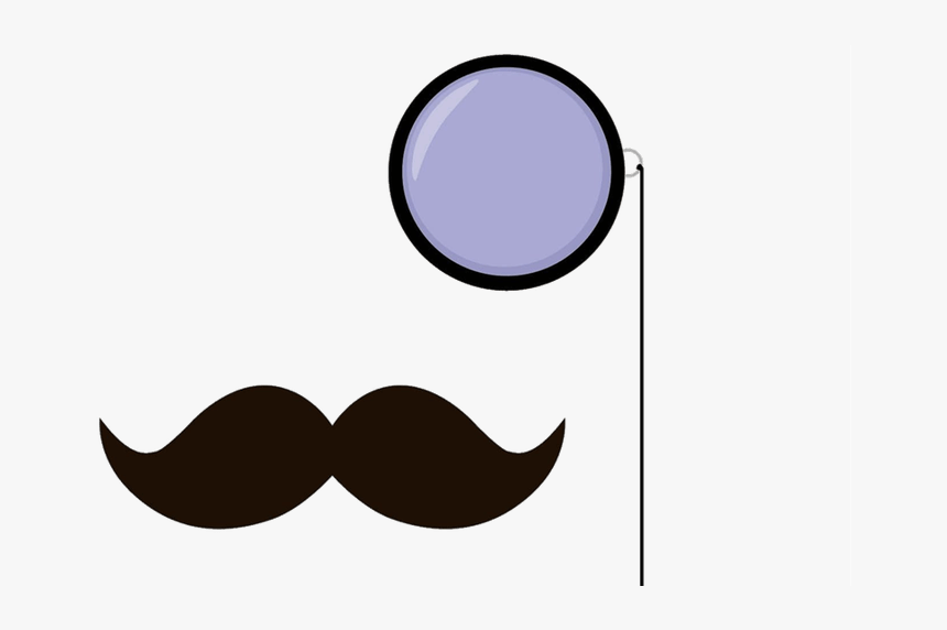 Mustache Clip Art Beauty - Monocle And Mustache Png, Transparent Png ...