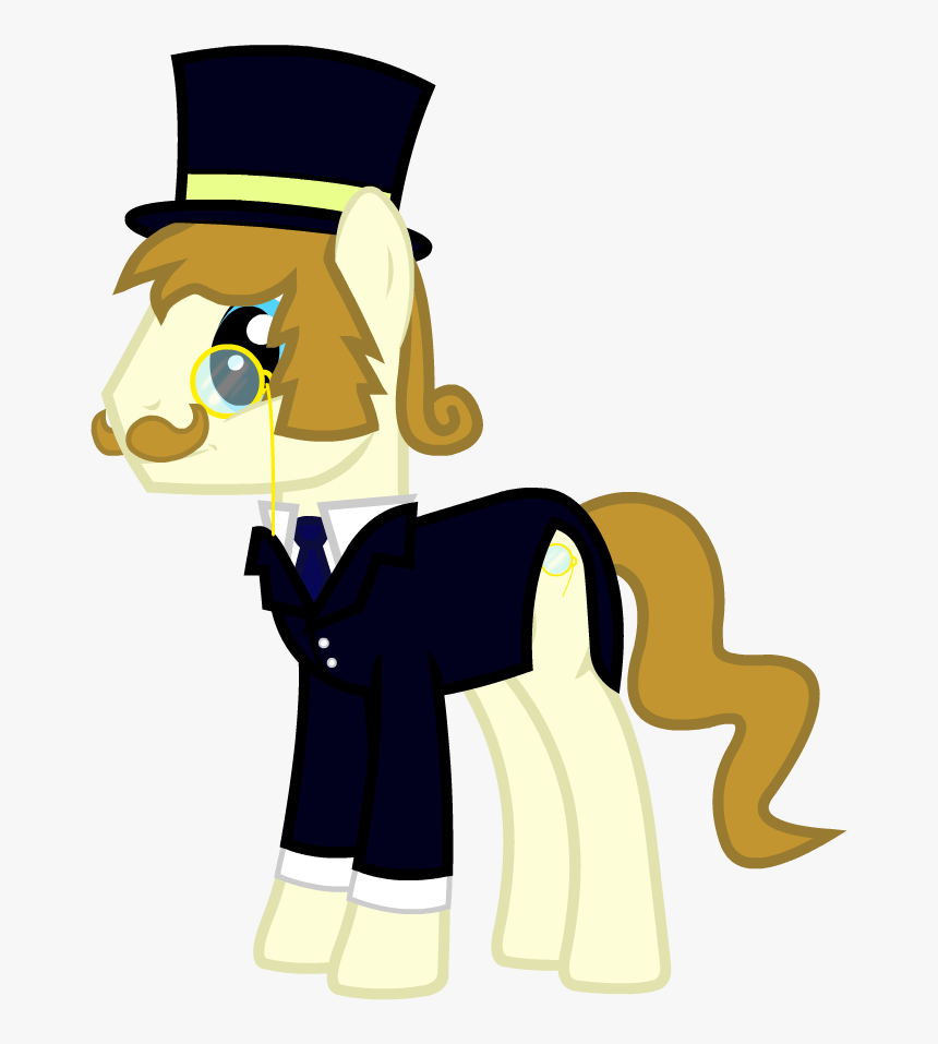 Jakethespy, Hat, Monocle, Moustache, Oc, Oc - Cartoon, HD Png Download ...