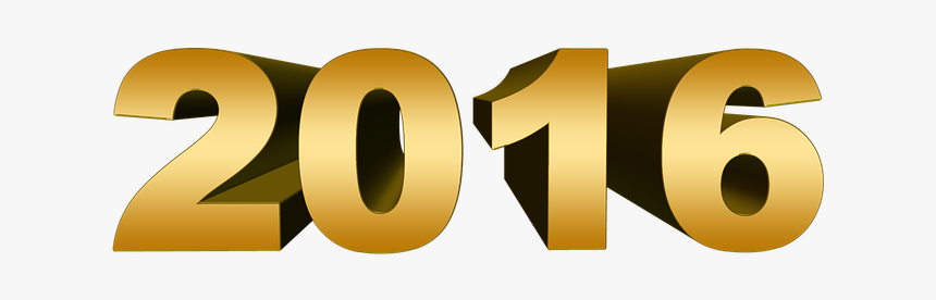 Gold 2016 Png - 2016 Png, Transparent Png , Transparent Png Image - PNGitem