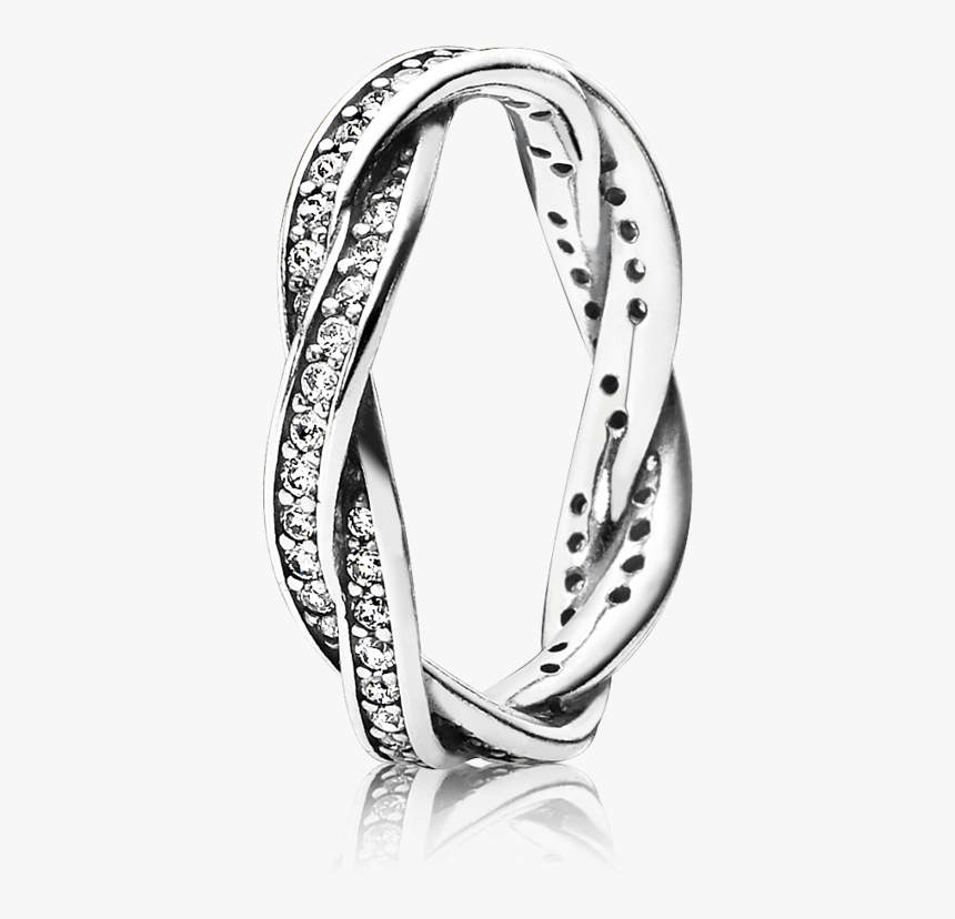 Pandora Braided Pave Ring, HD Png Download , Transparent Png Image ...