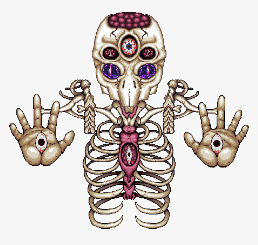 Terraria Moon Lord Skeleton, HD Png Download , Transparent Png Image ...